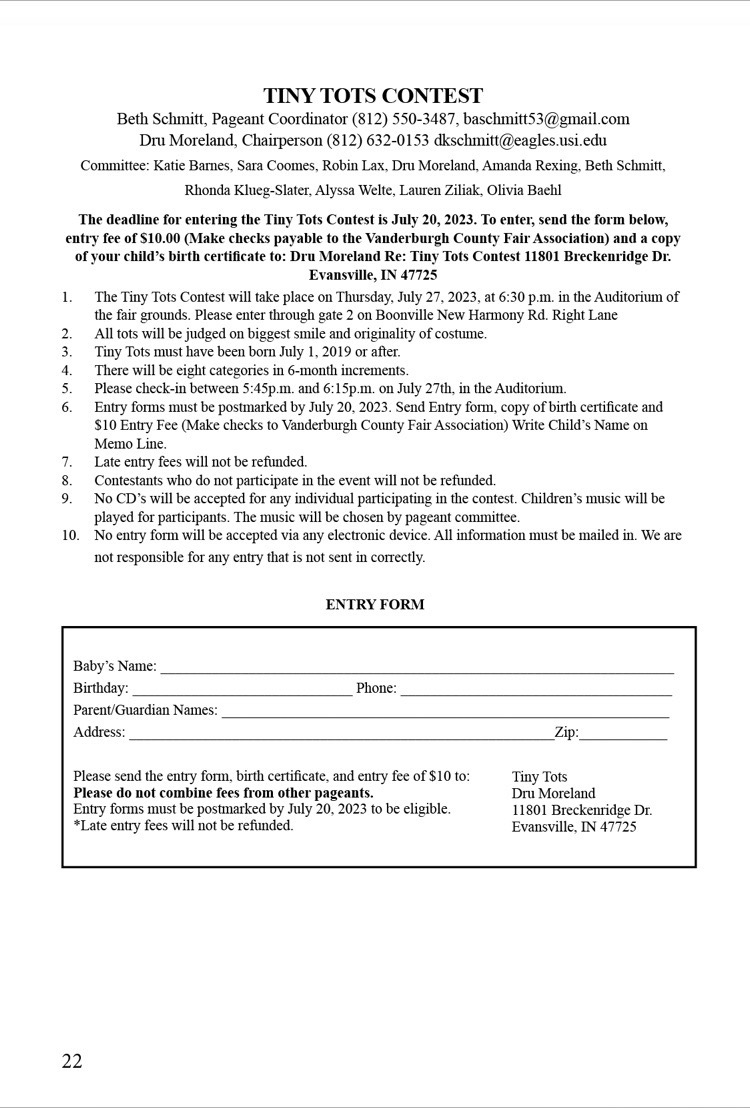 Vanderburgh County Fair | Fun For Everyone